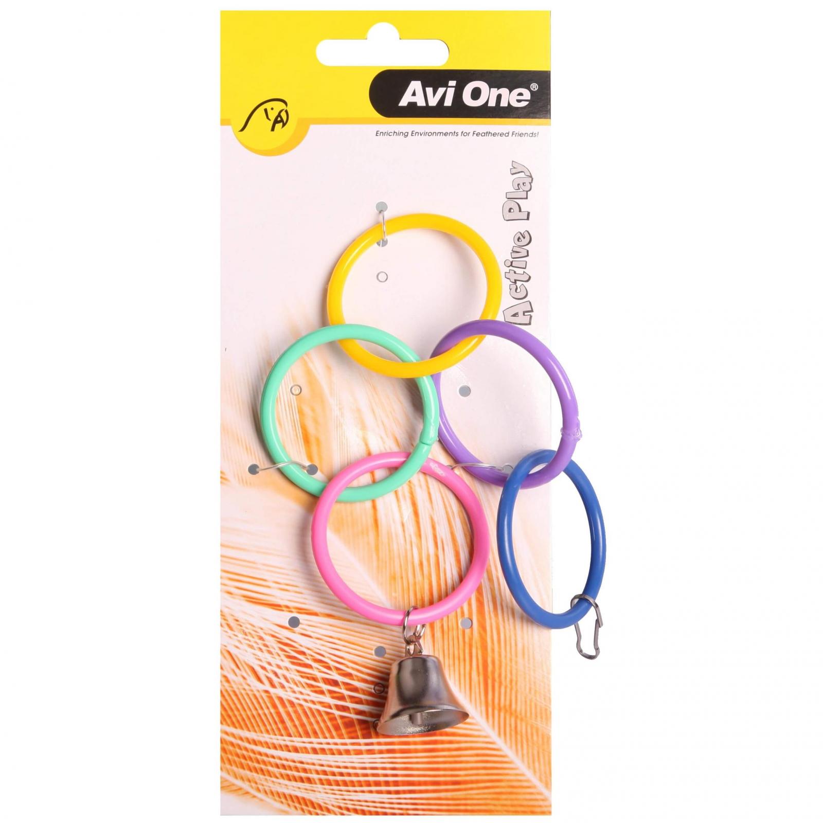 Bird Toy Olympic Ring with Bell - Planet Pet
