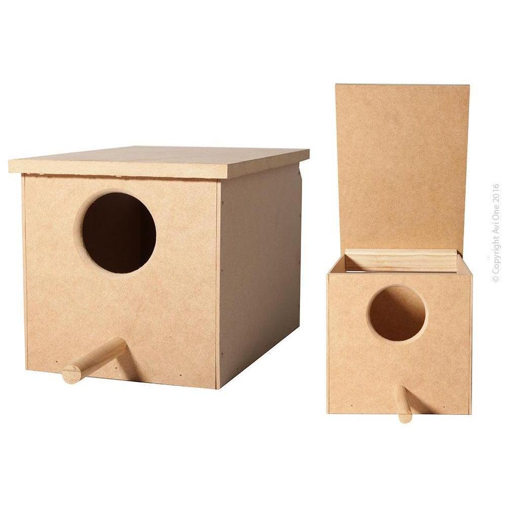 Avi One Wooden Finch Nest Box - Planet Pet