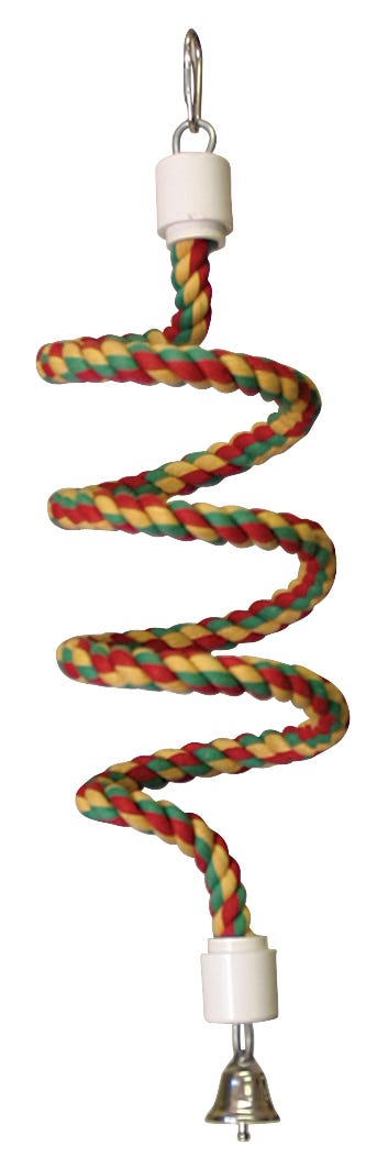 Poly Rope Bungee Bird Perch 122cm - Planet Pet