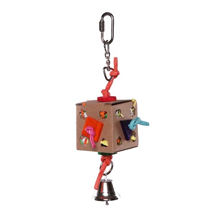 Activity Box With Bell Bird Toy Small - Planet Pet
