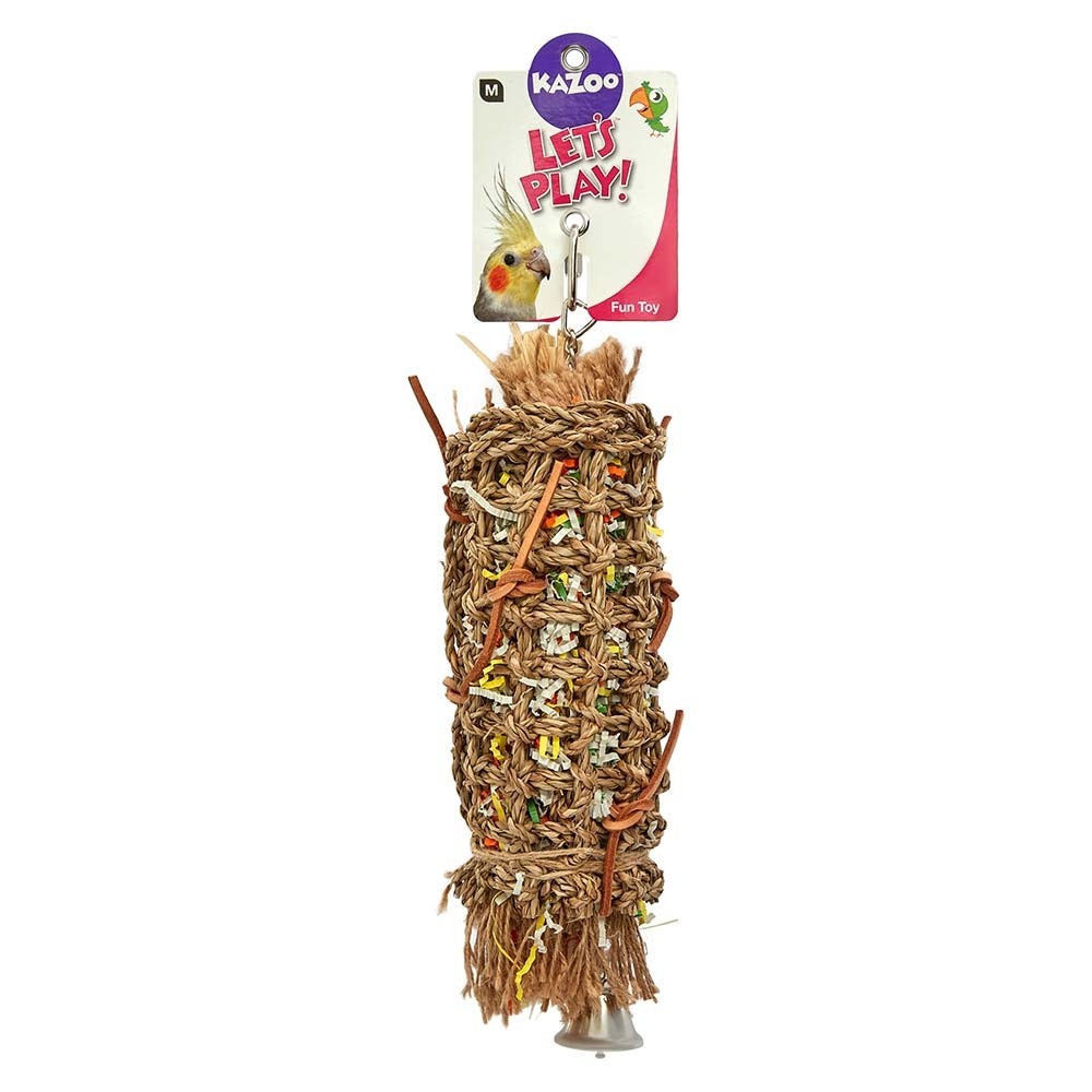 Hanging Foraging Crinkle Vine Bird Toy Medium - Planet Pet