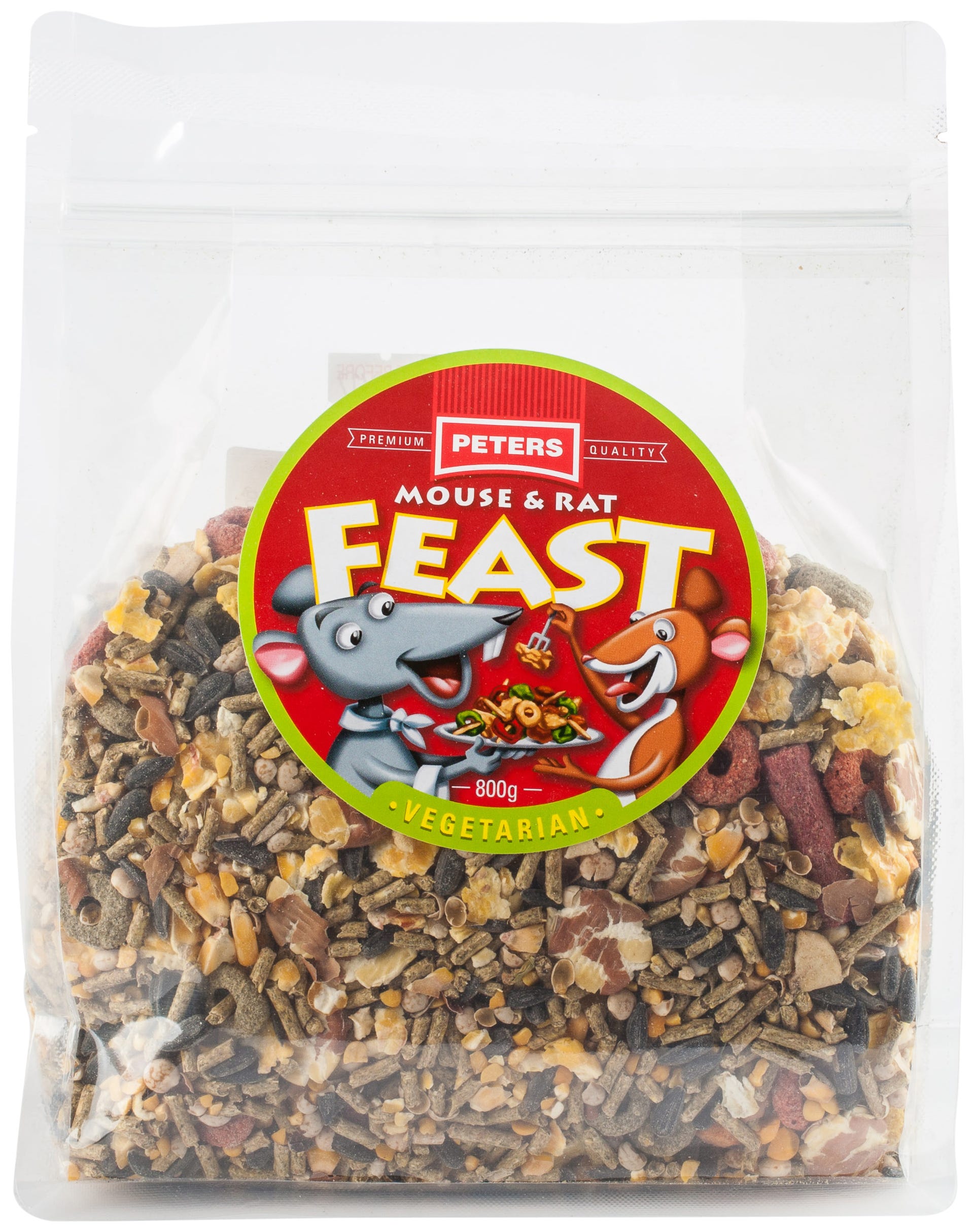 Mouse and Rat Vegetable Feats Rat Food 800g - Planet Pet