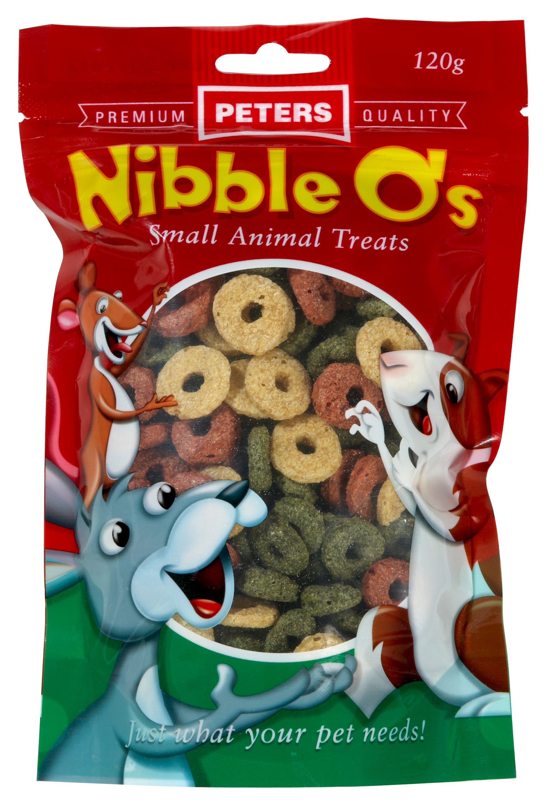 Nibble Os Small Animal Treats 120g - Planet Pet